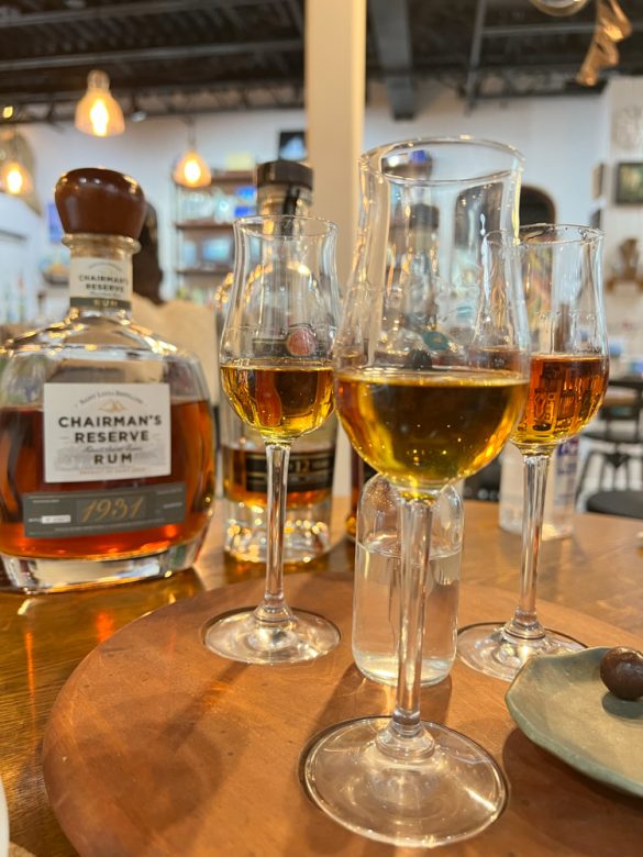 Visit the Rum Room on St. John, USVI Flights of Rum